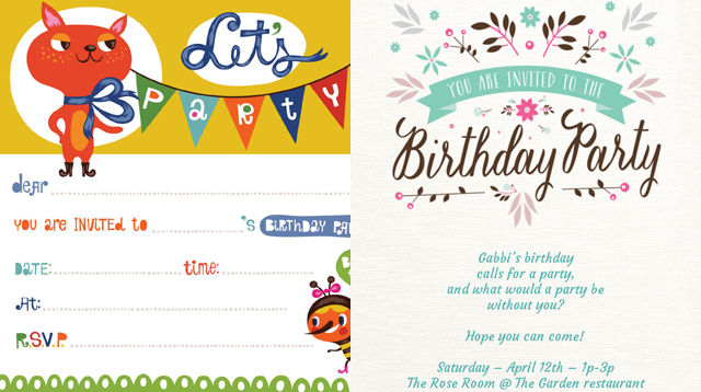 Libreng Printable Party Invitations para sa Birthday, Binyag at Baby ...