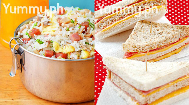 10 Yummy and Filling Recess Baon Ideas to Prepare in a Jiffy