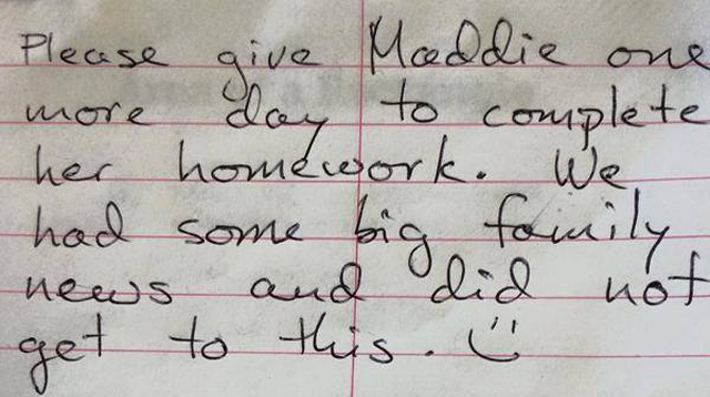 This Girl Has the Best Excuse to Get Out of Homework That Teachers Can ...