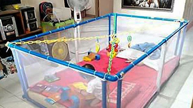 Mom From Davao City Spent Only P1,000 to Make This Giant Playpen